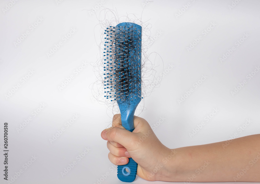 Hairs fall in comb, hair fall everyday serious problem.Cross processing ...