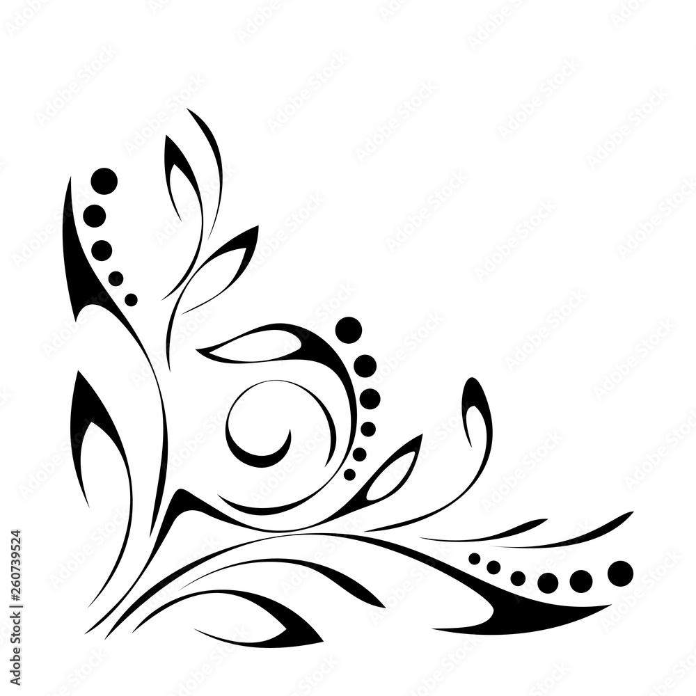 Decorative Lines Corner