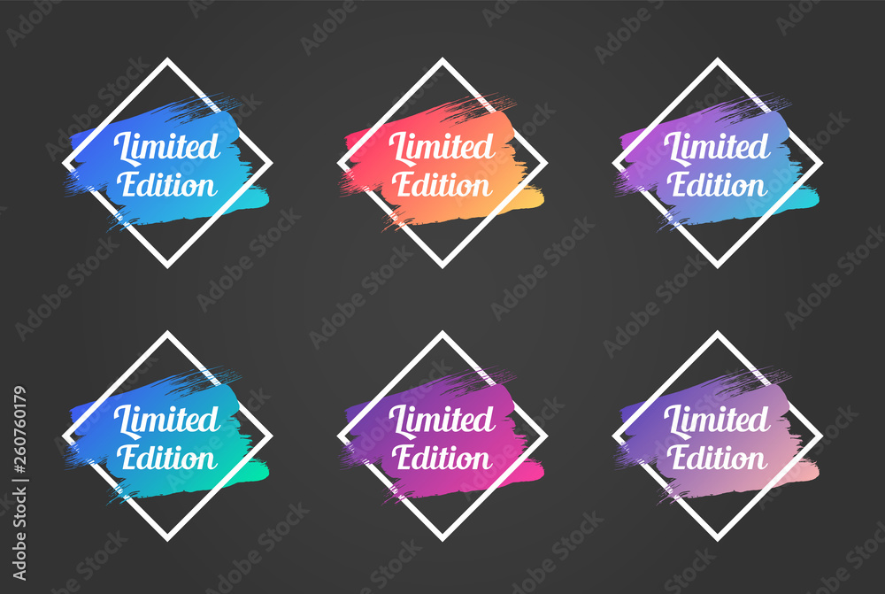 limited edition color promo phrase. limited edition stock vector ...
