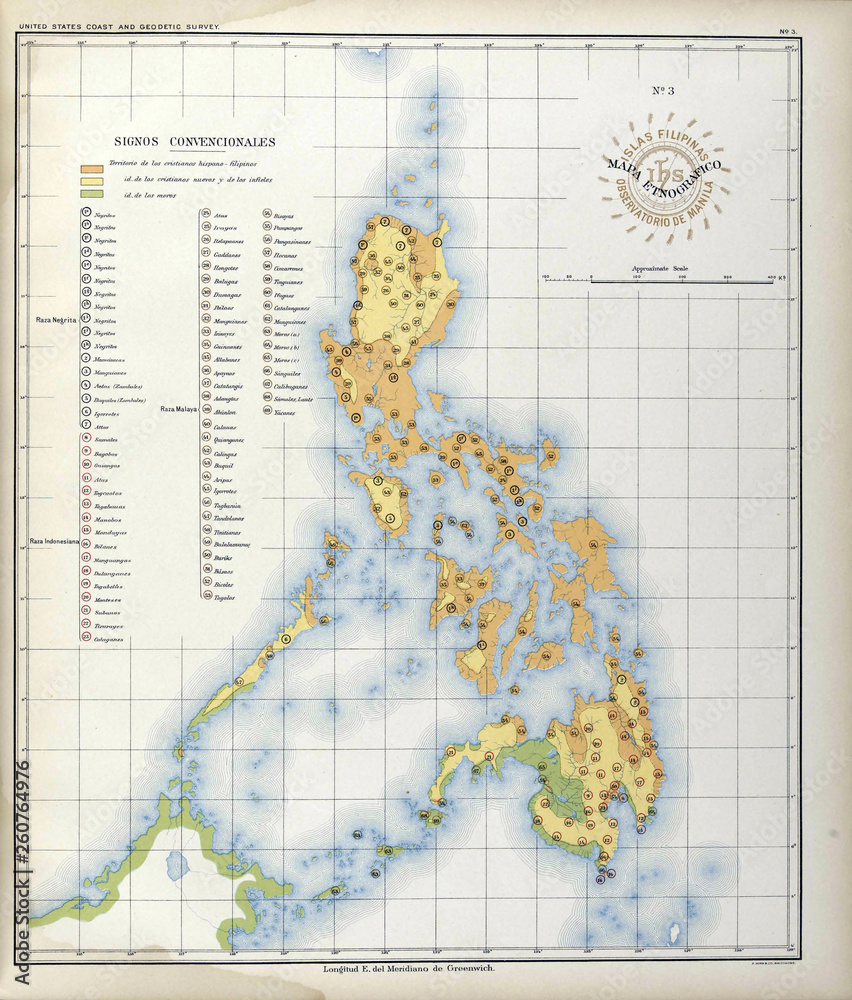Philippines relief map Stock Illustration | Adobe Stock