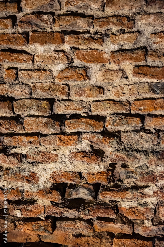 Muro de ladrillos rustico Stock Photo | Adobe Stock