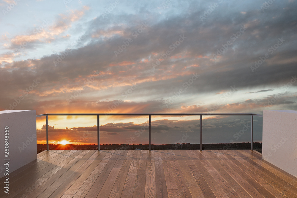 Sunset Balcony Views