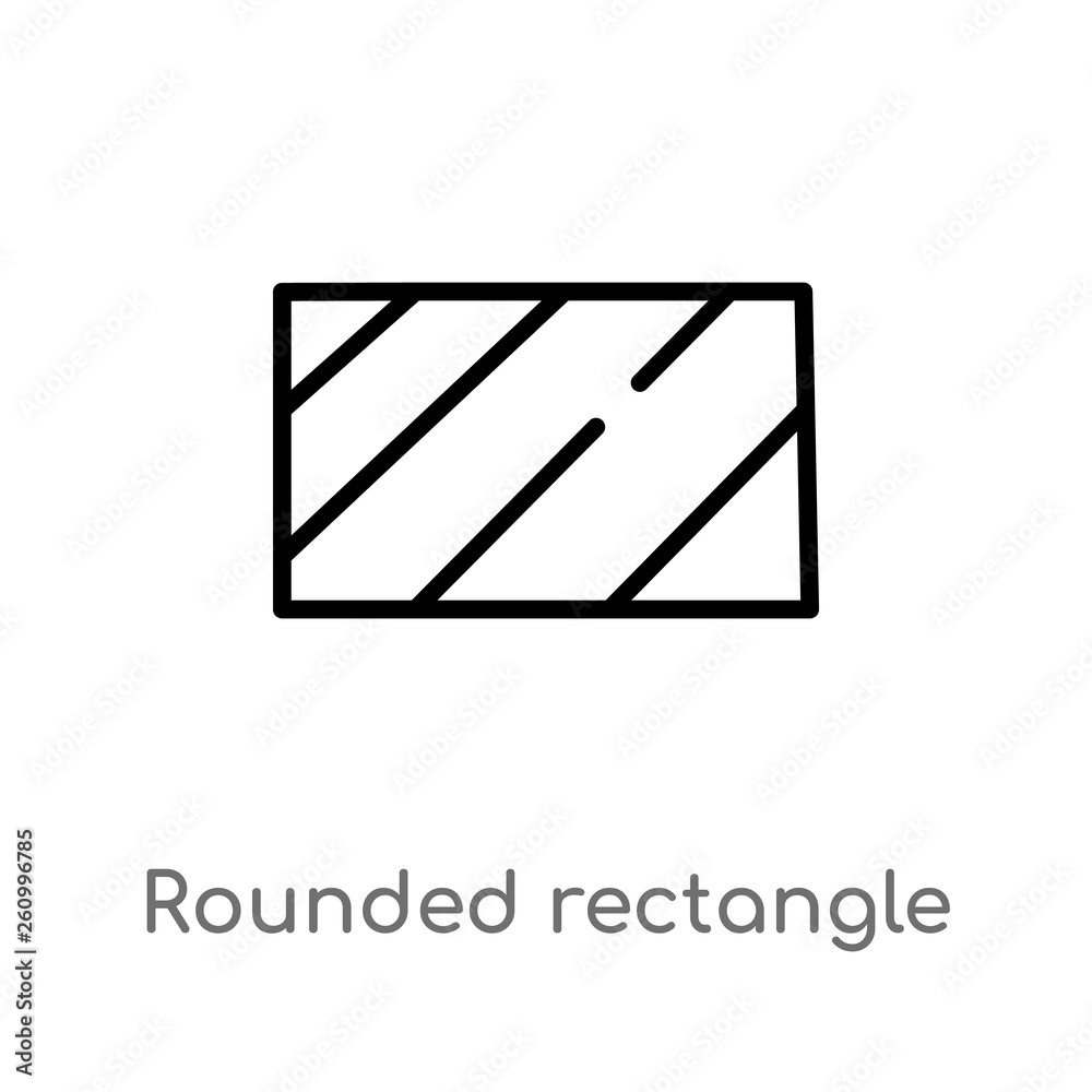 Rounded Rectangle Outline