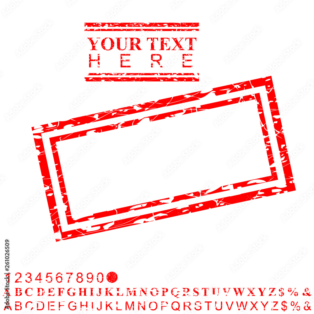 Rubber Stamp Design Template