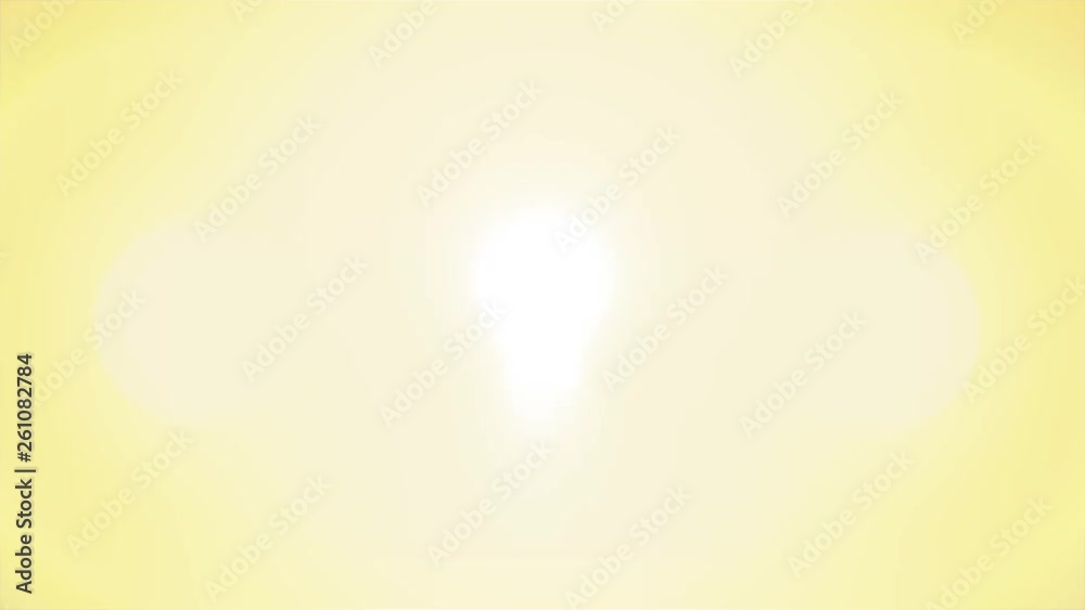 Vidéo Stock lamp ligh bulb flash explosion in rays of light optical ...