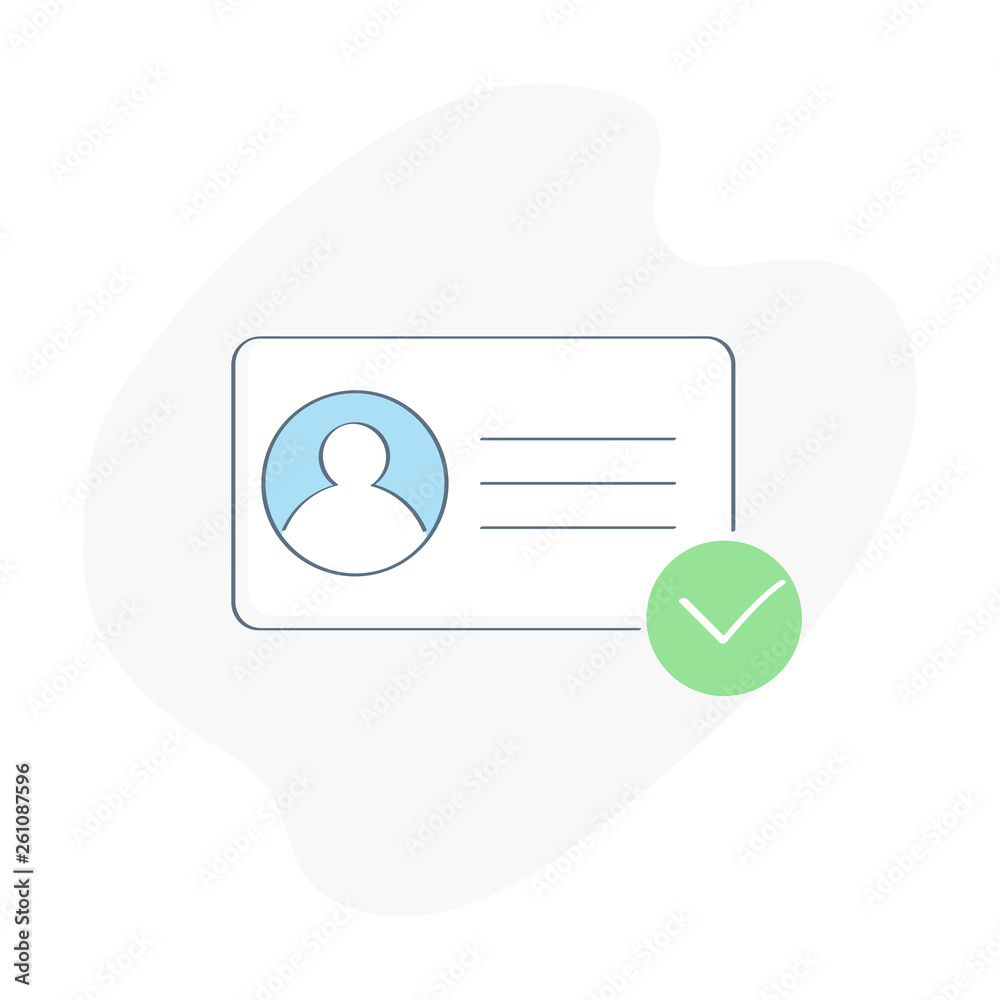 Identification card, badge pass, access control, approved ID identity ...