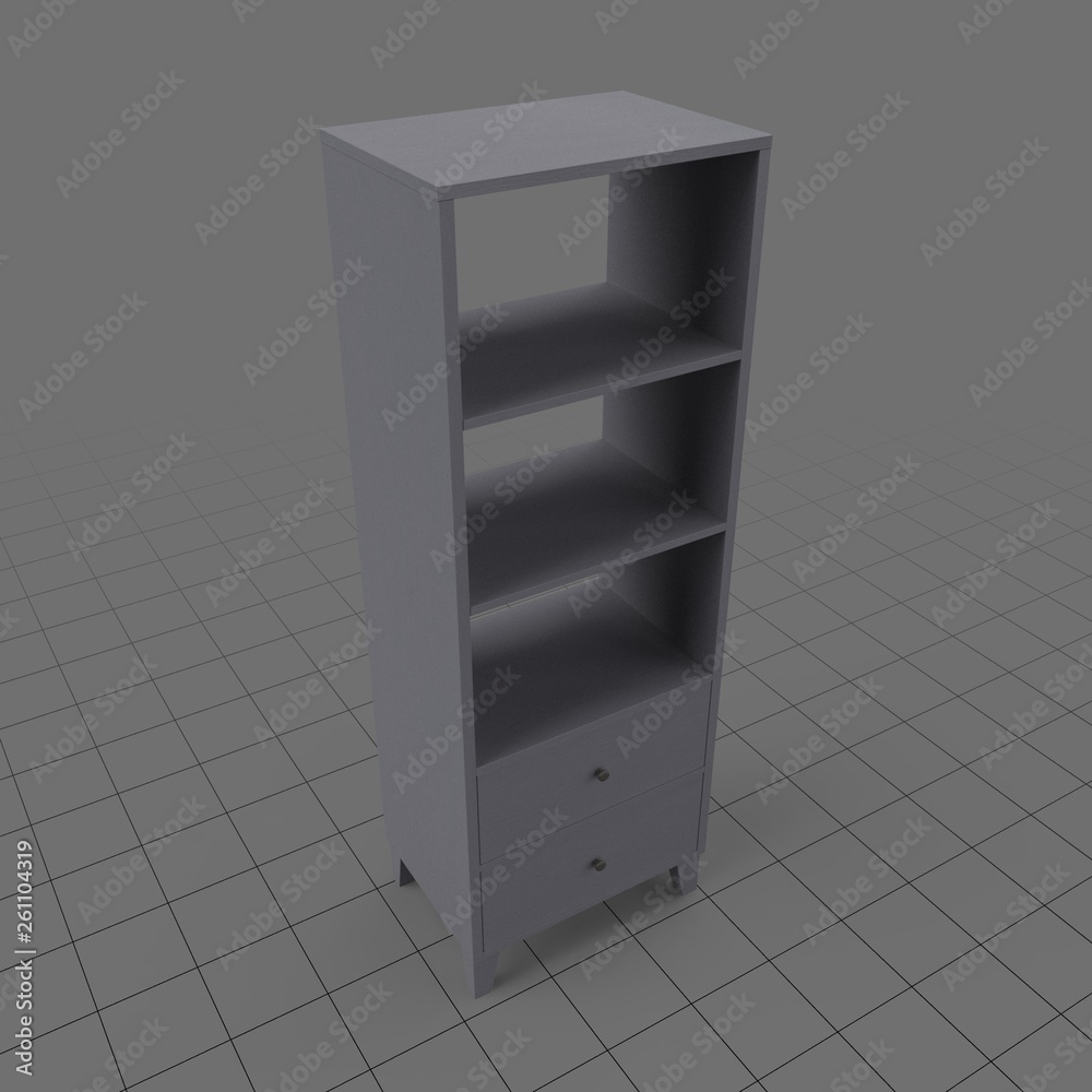 Single storage unit Stock 3D asset | Adobe Stock