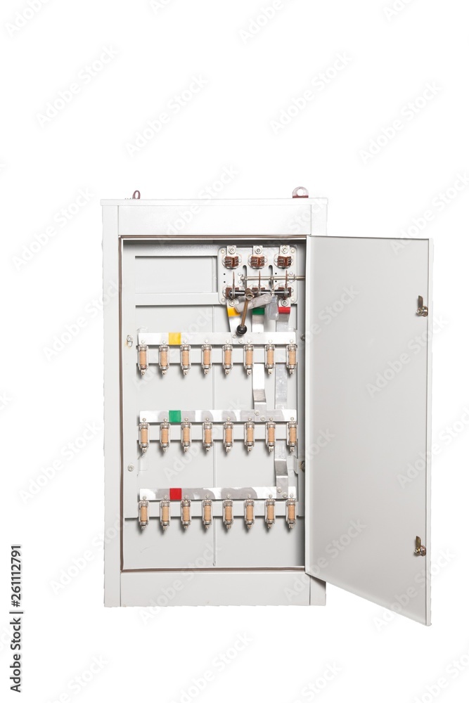 Electrical panel, electricity junction box Stock Photo | Adobe Stock