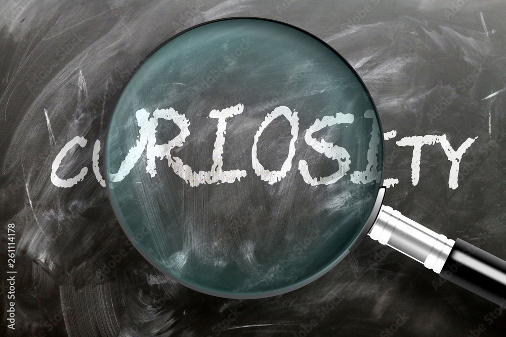 Photo & Art Print Learn, study and inspect curiosity - pictured as a ...