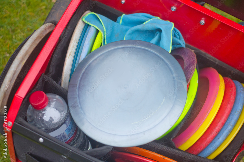 Disc Golf Equipment Stock Photo | Adobe Stock