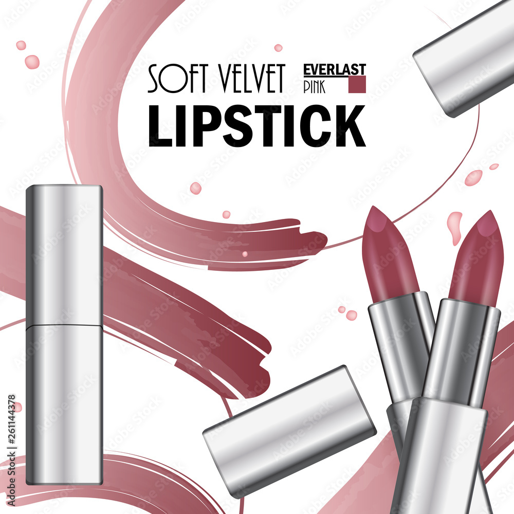 Beautiful Lipstick Poster for the promotion of cosmetic premium product ...