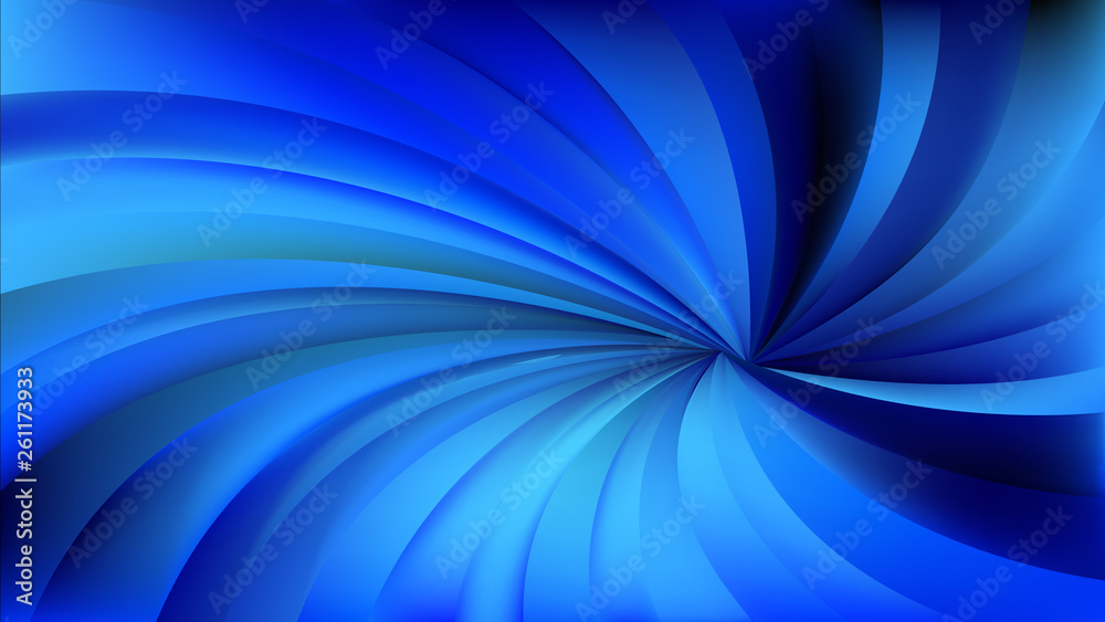Abstract Black and Blue Swirling Radial Background Design Stock ...