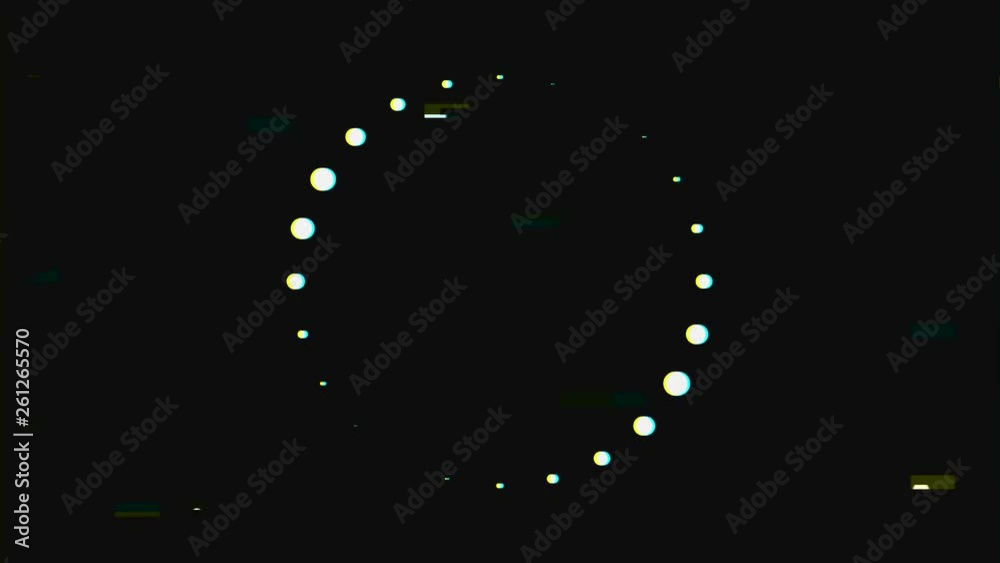Vidéo Stock Abstract animation of large and small white bubbles moving ...
