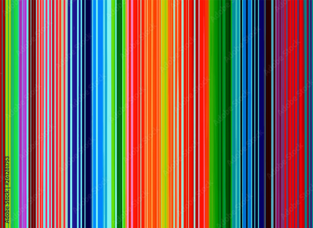 Bright Colourful Stripes