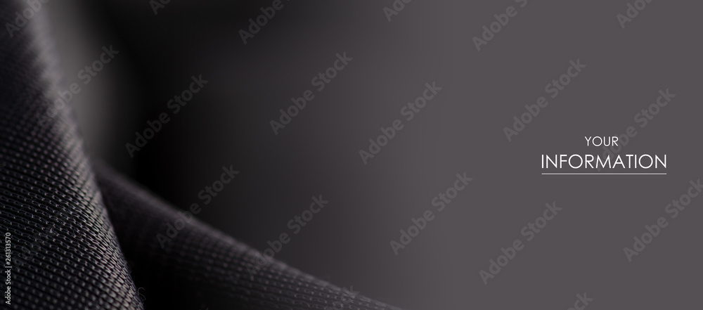 Black fabric texture material pattern on blur background Stock ...
