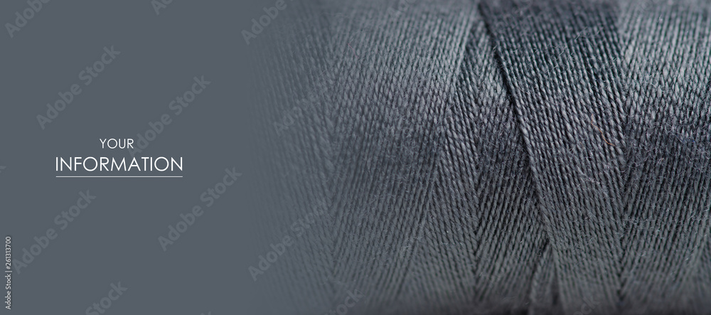 Black thread macro background clothing sewing material pattern Stock ...