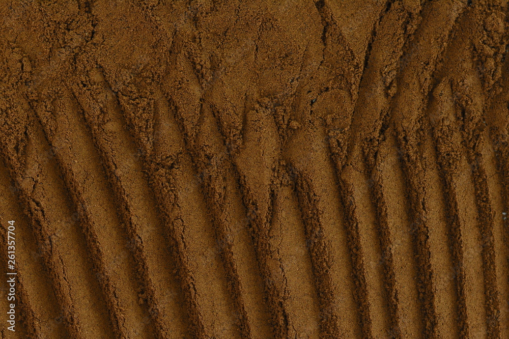 Pile of powdered, instant coffee background and texture, top view ...