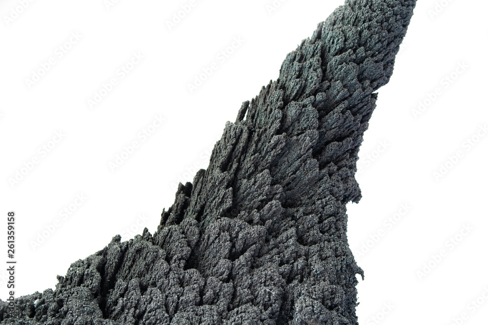 conical volcanic rock isolate on white background Stock Photo | Adobe Stock