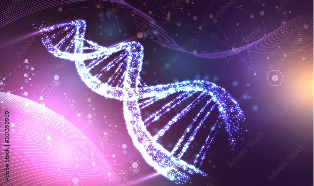 Science Dna Background