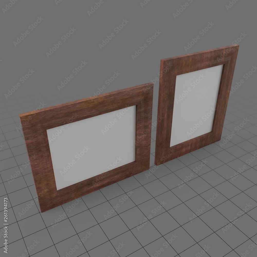 Photo frames Stock 3D asset | Adobe Stock