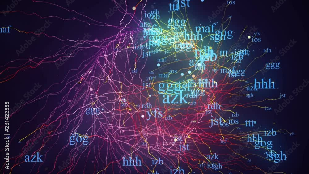 Background motion graphic design animated of Internet data ...
