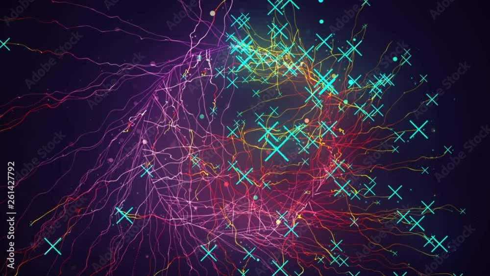 Background motion graphic design animated of Internet data ...