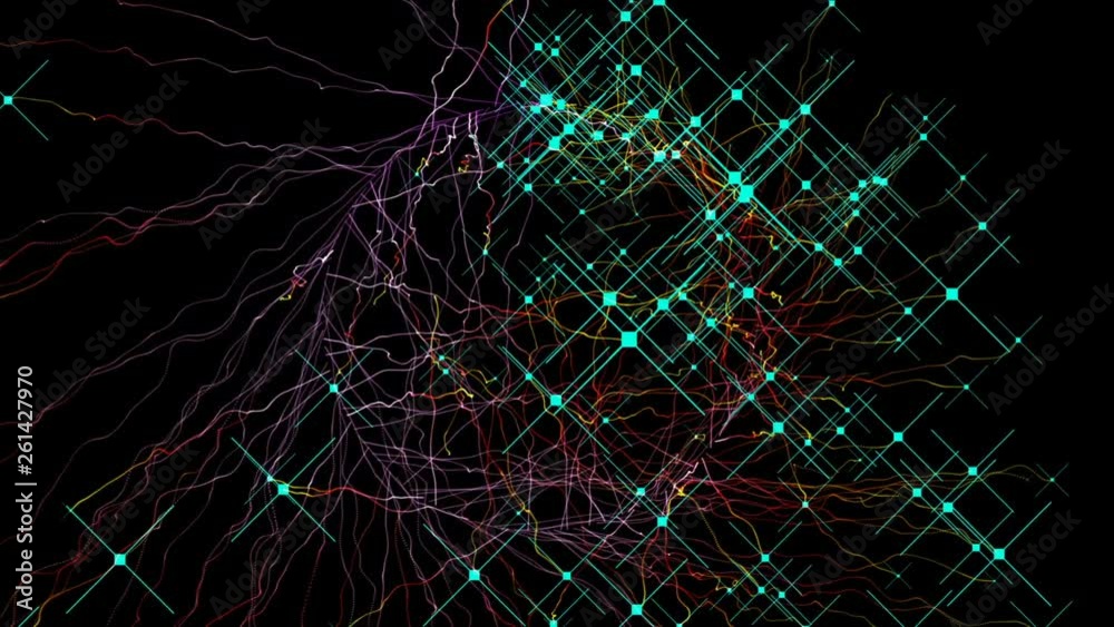 Background motion graphic design animated of Internet data ...