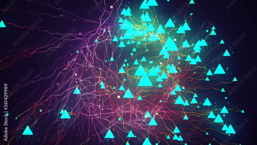 Background motion graphic design animated of Internet data ...