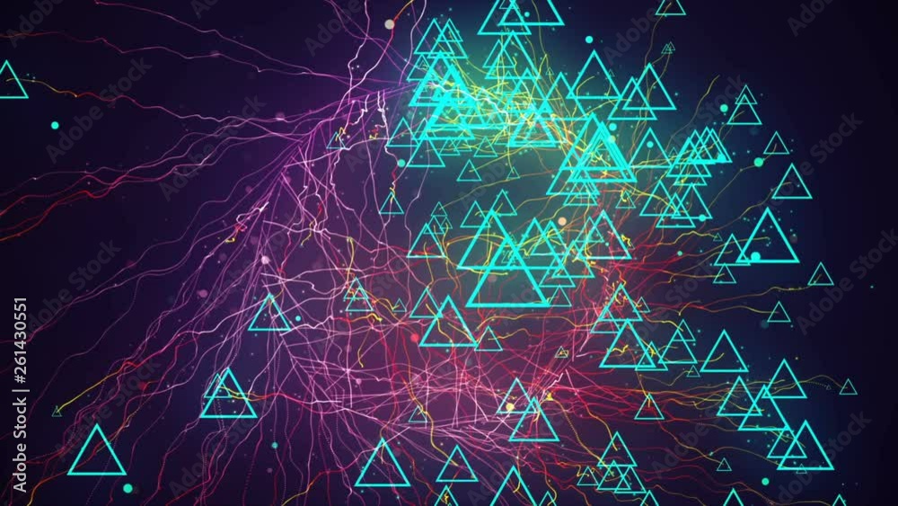 Background motion graphic design animated of Internet data ...