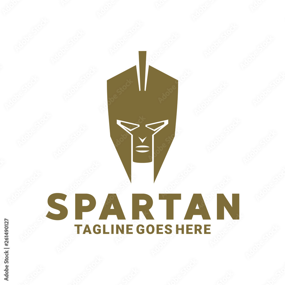 Spartan Logo Design Inspiration. Flat And Modern Icon. Mascot Army ...