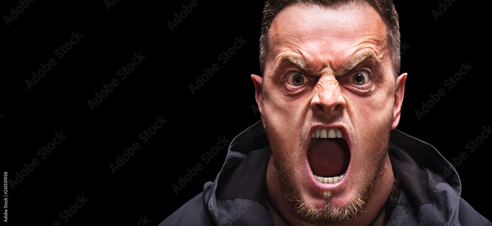 Angry man Stock Photo | Adobe Stock