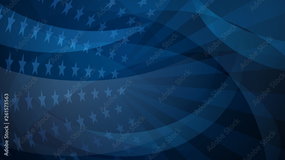 Independence day abstract background with elements of the american flag ...