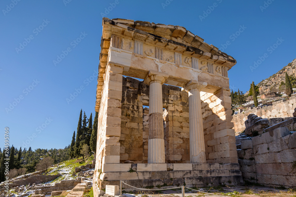 Athenian Treasury At Delphi