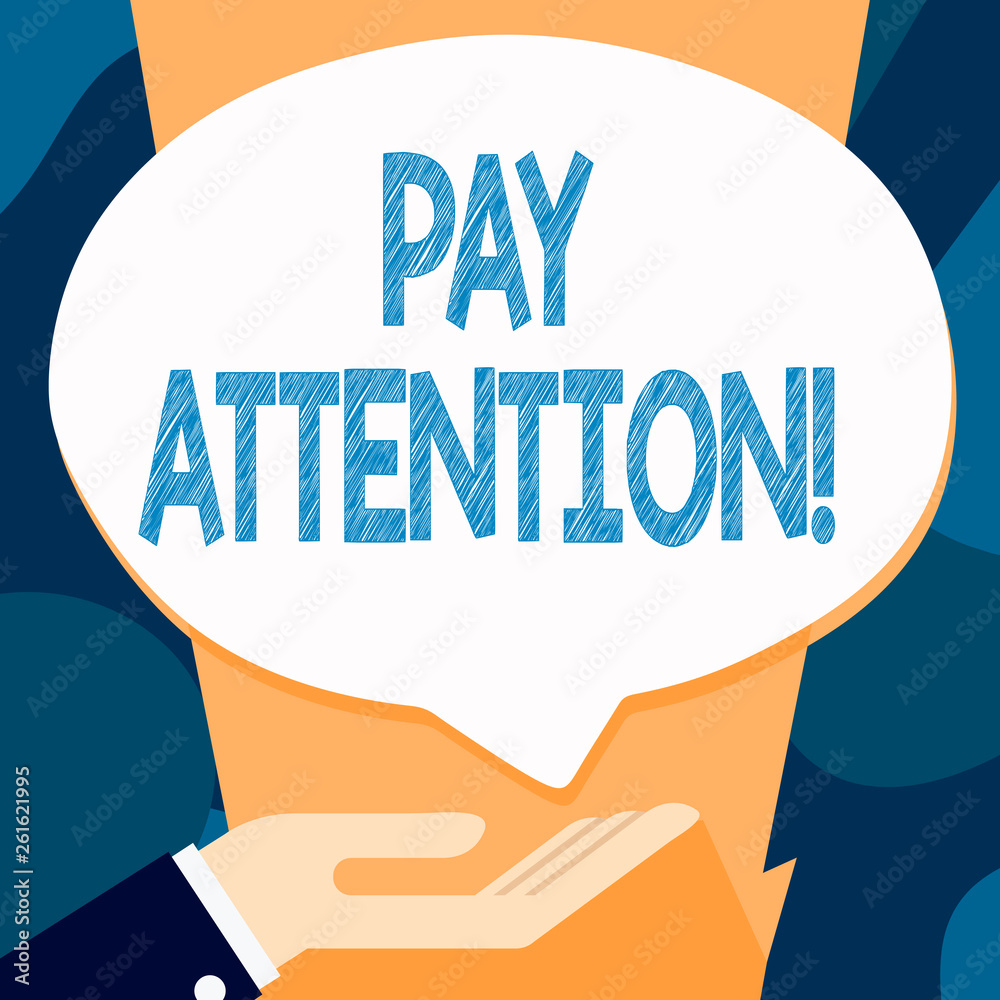 Pay Attention Clipart