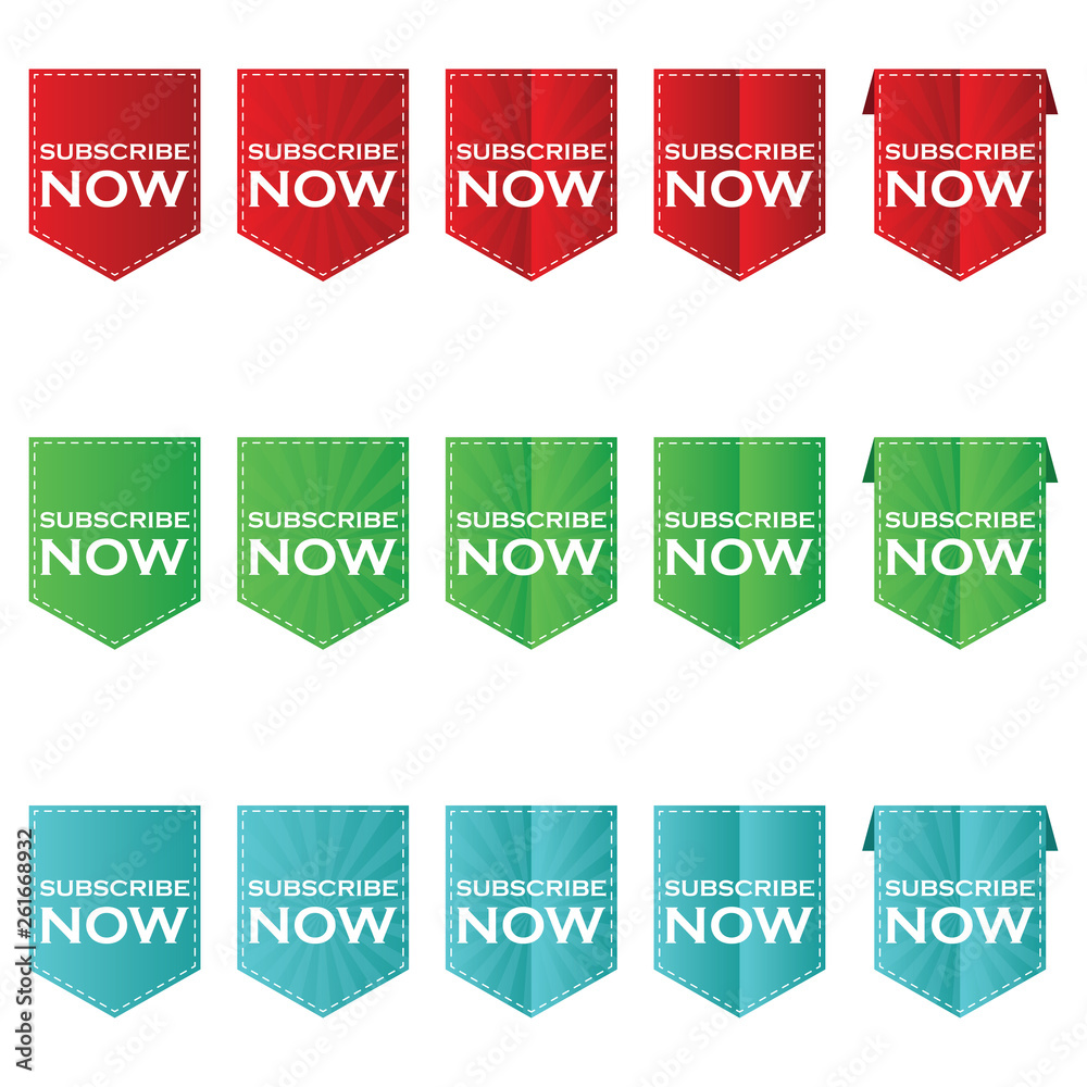 subscribe now icon set,this is for youtube and website . this is high ...