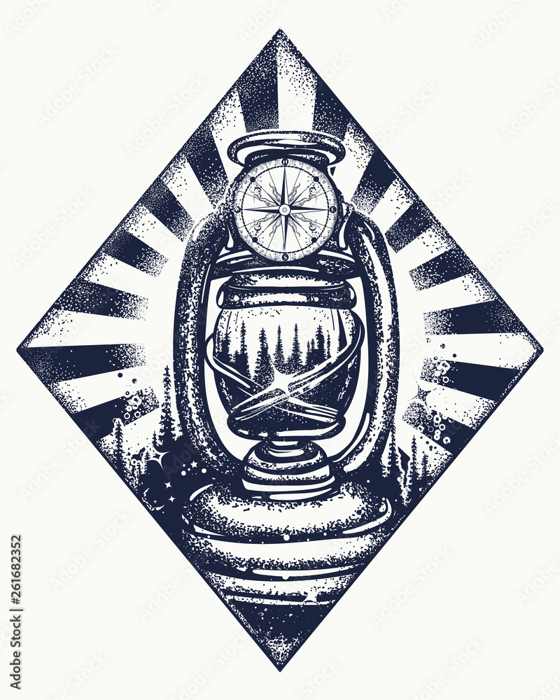 Light Rays Tattoo Designs