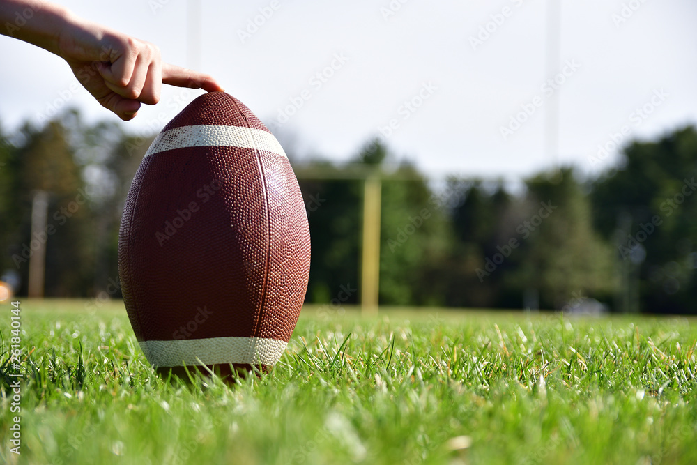 Football Field Close Up