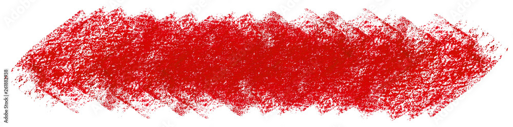 Red crayon scribble texture. Abstract crayon on white background. Wax ...