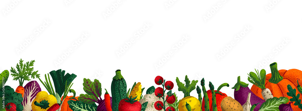 Farmers Market Clipart Border