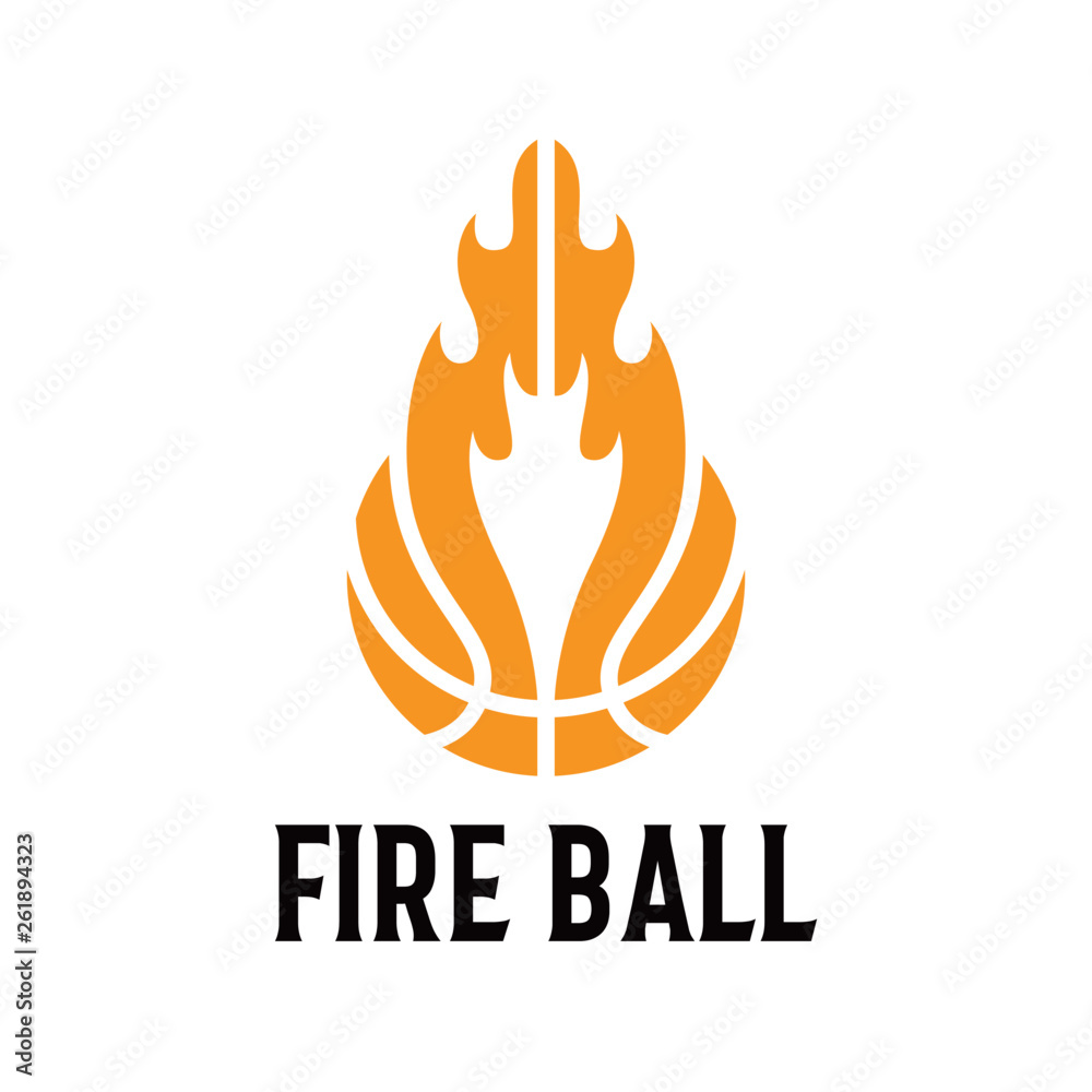 fire ball logo, basket ball logo. fire, logo, fireball, basketball ...