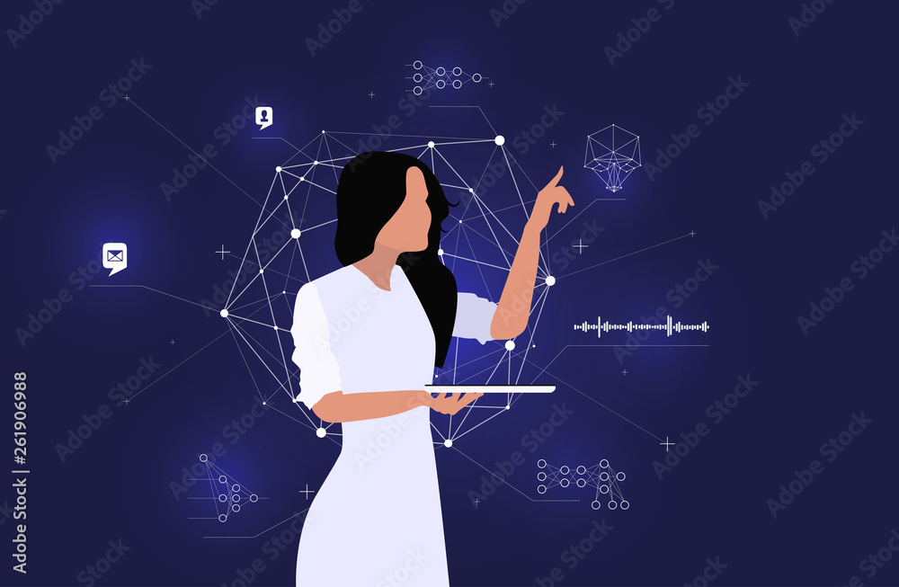 data analyst models an intelligent system. Big data and pattern ...