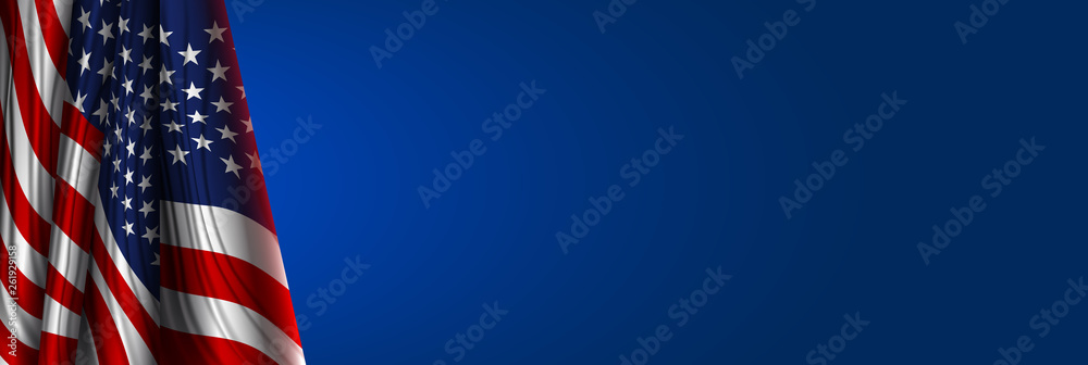 American Flag Design. American background for national celebrations ...