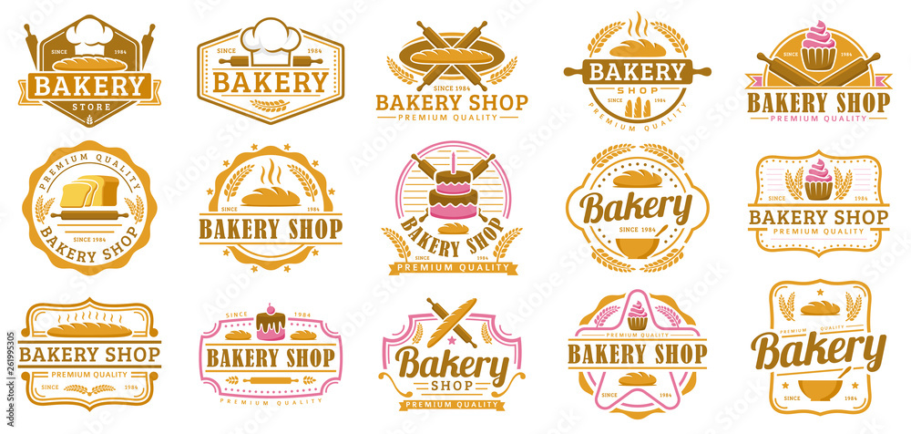 Retro Bakery Logos