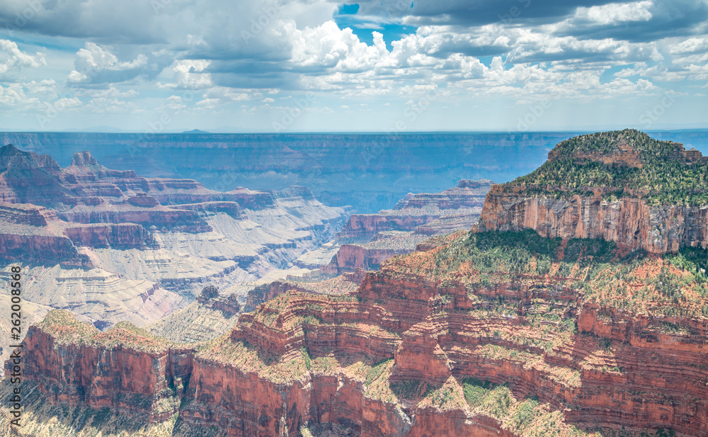 Arizona-Grand Canyon-North Rim-Cape Royal area viewpoints. This part of ...