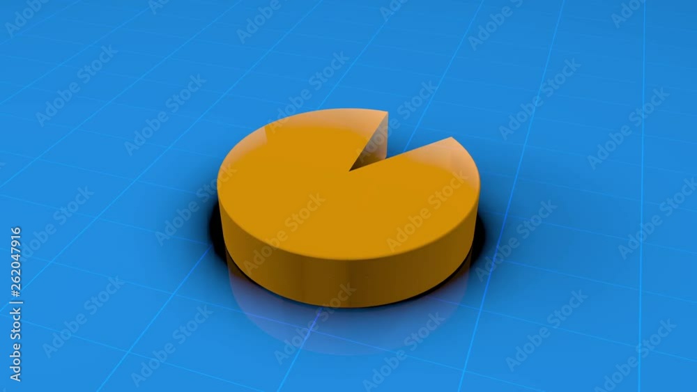 Circular business diagram on tracing paper Stock Video | Adobe Stock