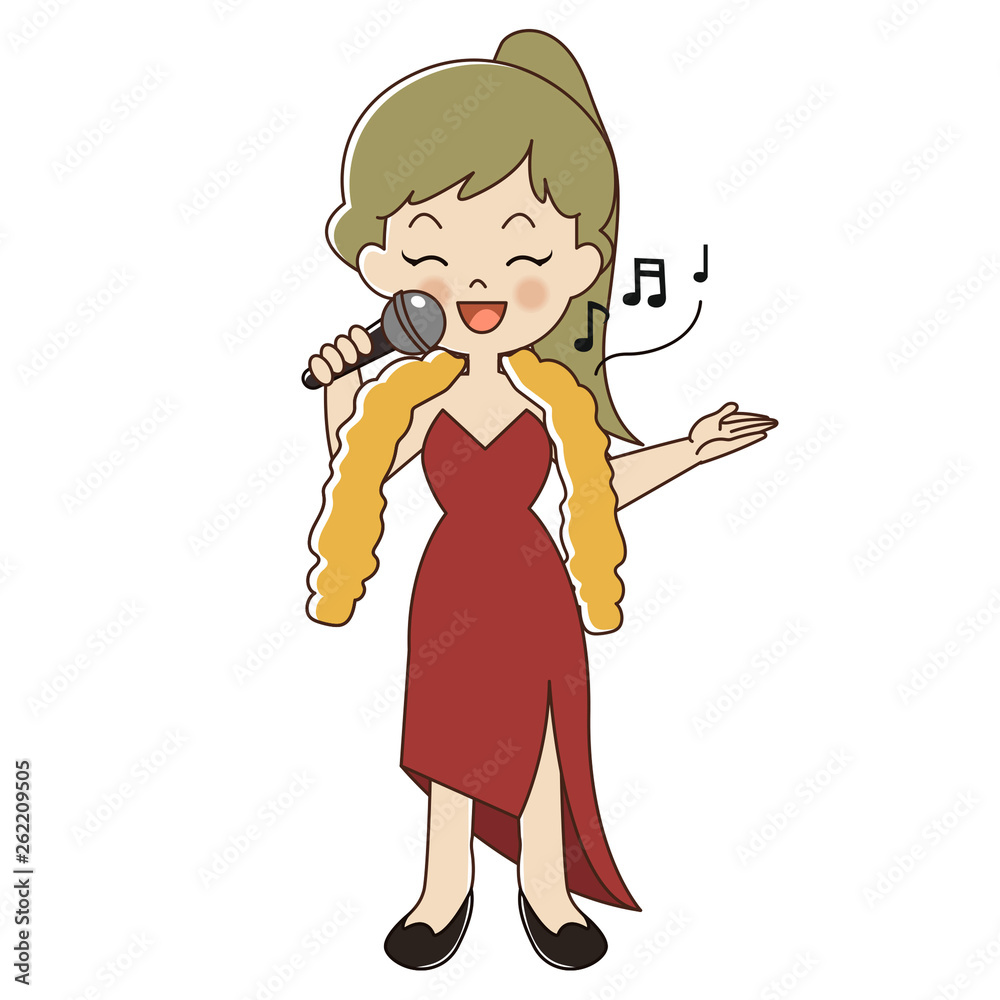 Cartoon Singer