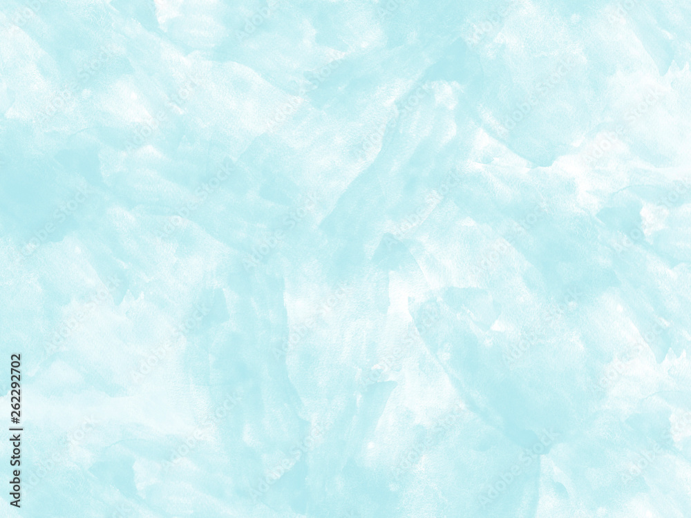 Turquoise soft blue watercolor Invitation card background design Paint ...