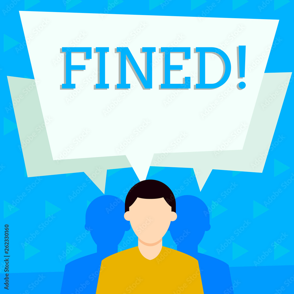 Handwriting text Fined. Conceptual photo clarify beer by causing ...