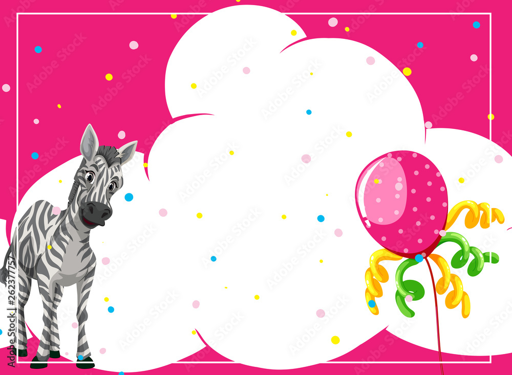 Zebra Border Clipart