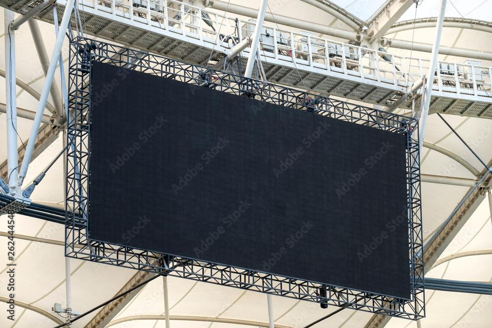 Digital Scoreboard At A Stadium Stock Photo | Adobe Stock